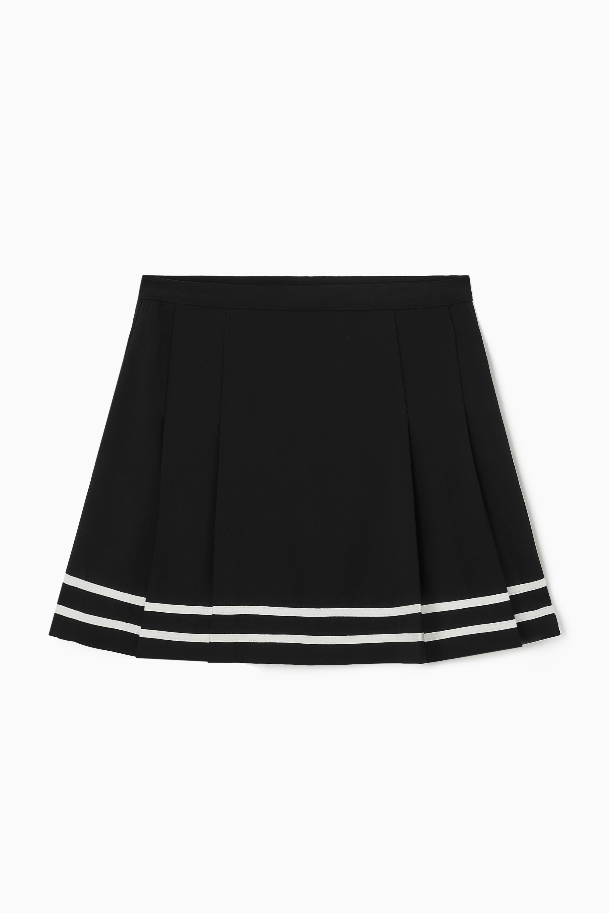 Jodie Stripe Skort - Black & White – Victoria Paulsen